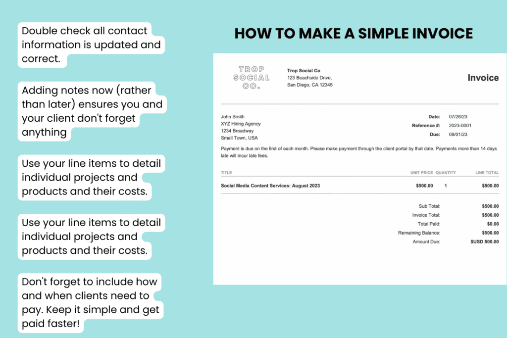 How to Make an Invoice & Get Paid Faster